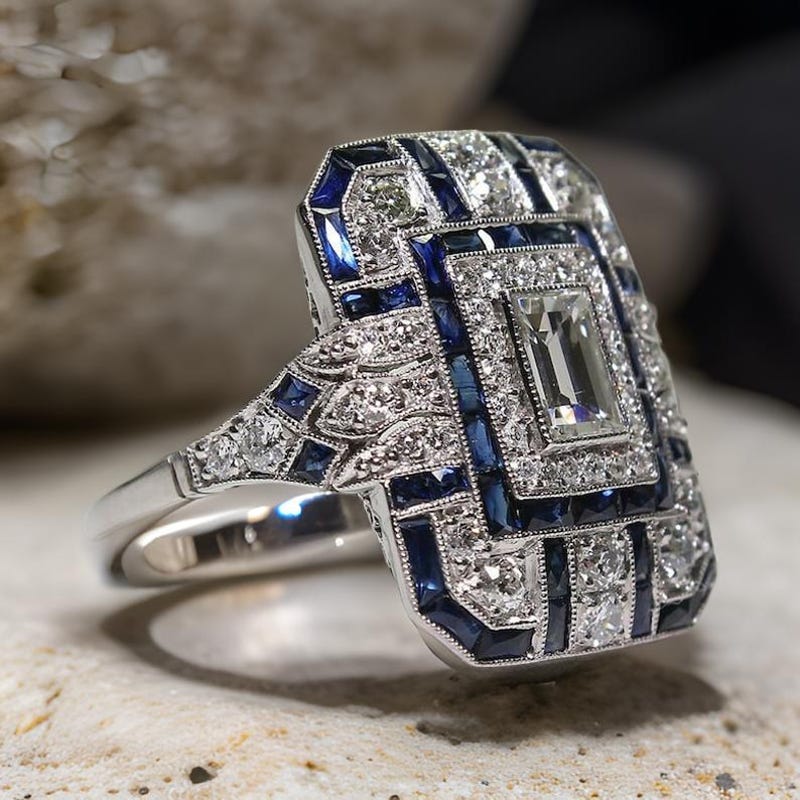 Art Deco Ring - Etsy