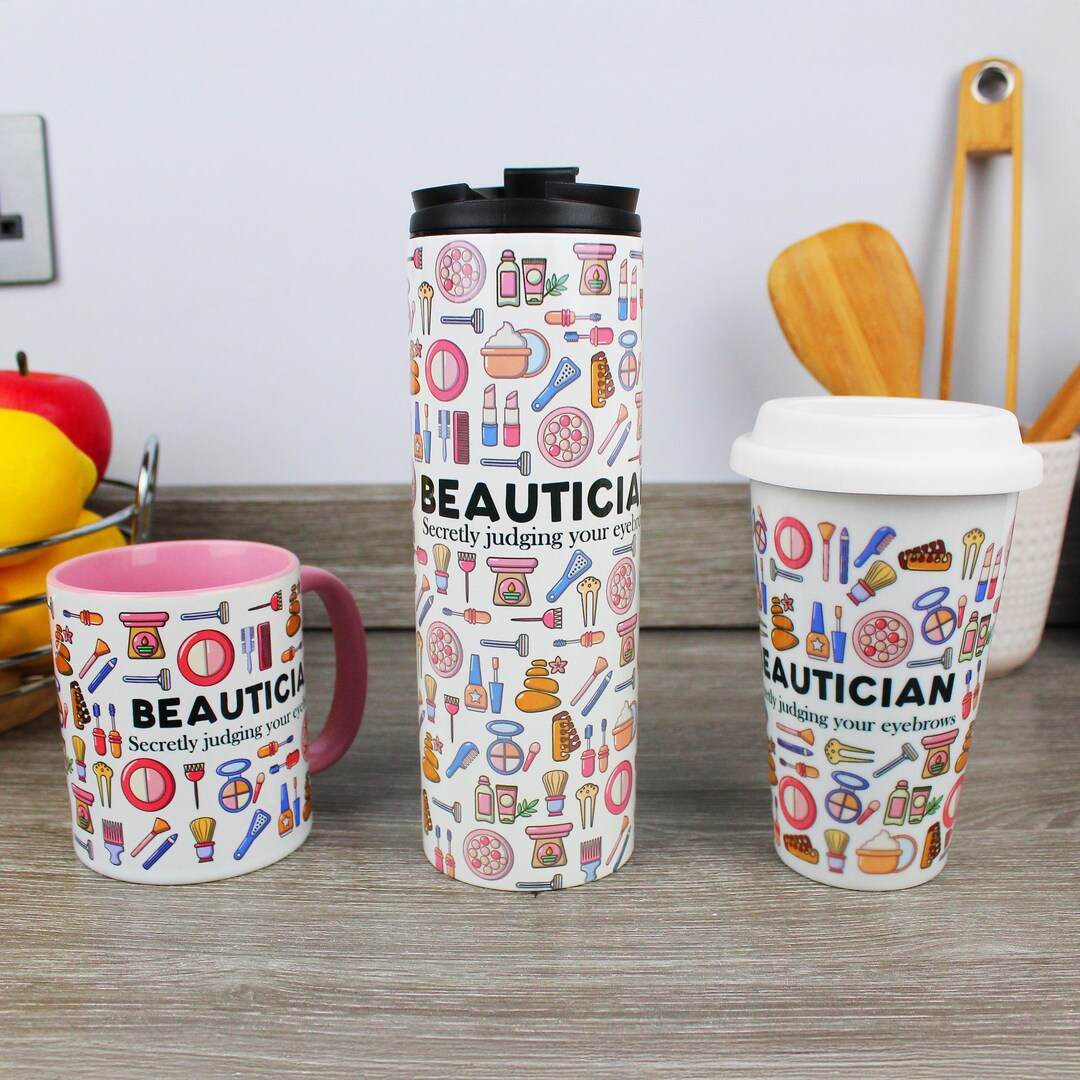 Beautician Mug/travel Flask - Novelty Makeup & Beauty Gifts - Tea ...