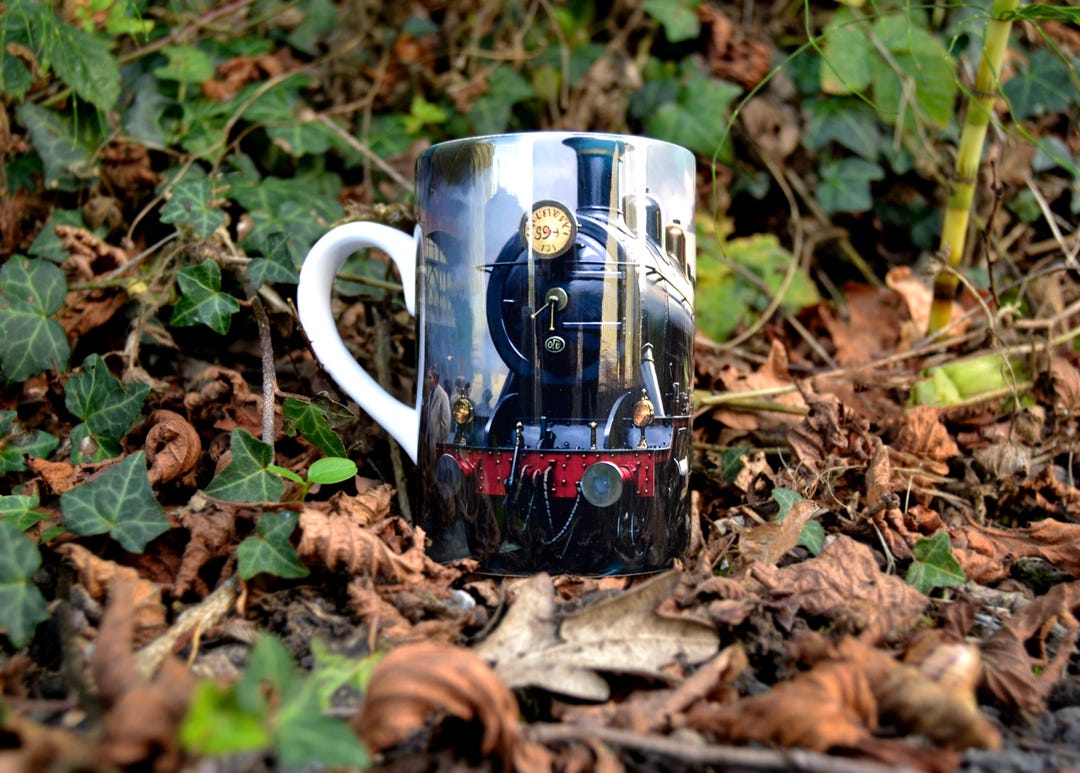 British Steam Train Mug - Vintage Locomotive Ceramic Tea/coffee Drinks ...