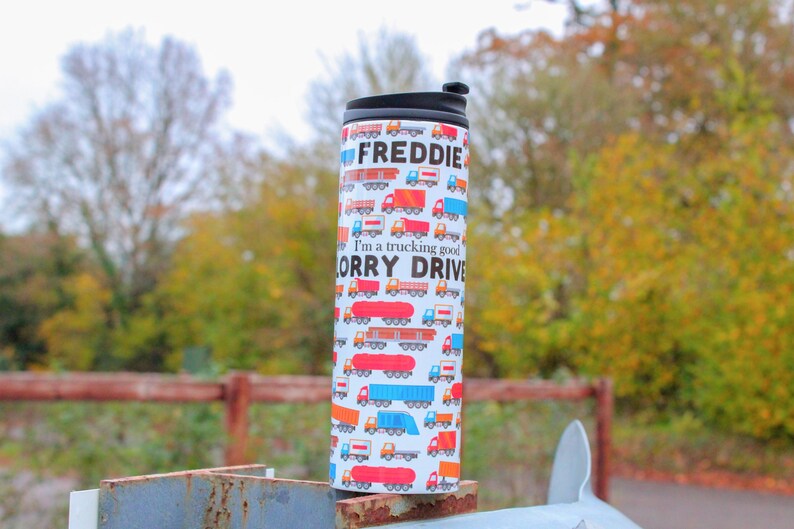 Lorry Driver Mug/travel Flask - Novelty Truck Delivery Driver Gifts ...