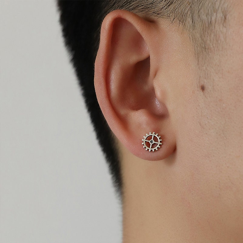 Gear Earrings - Etsy