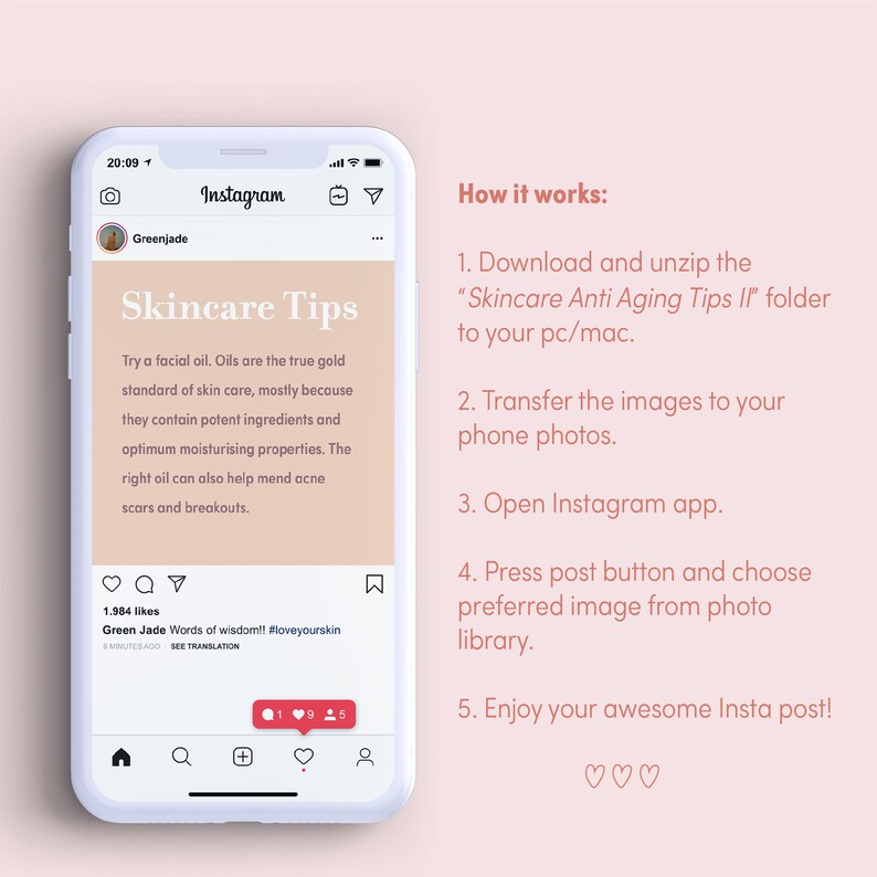 20 Skincare Anti-ageing Tips for Instagram, Ready-made Posts, Social ...