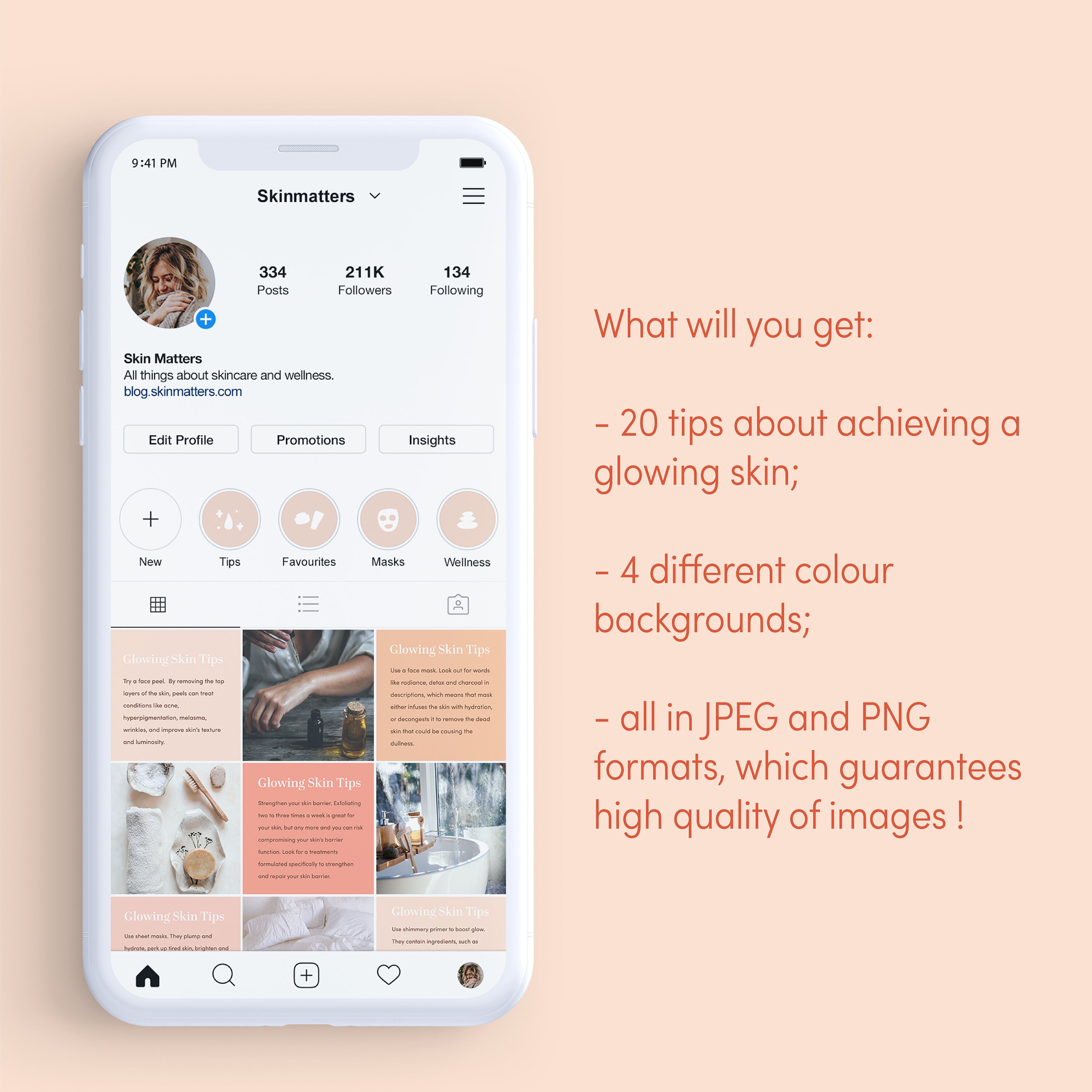 20 Glowing Skin Tips for Instagram, Ready-made Posts, Social Media ...