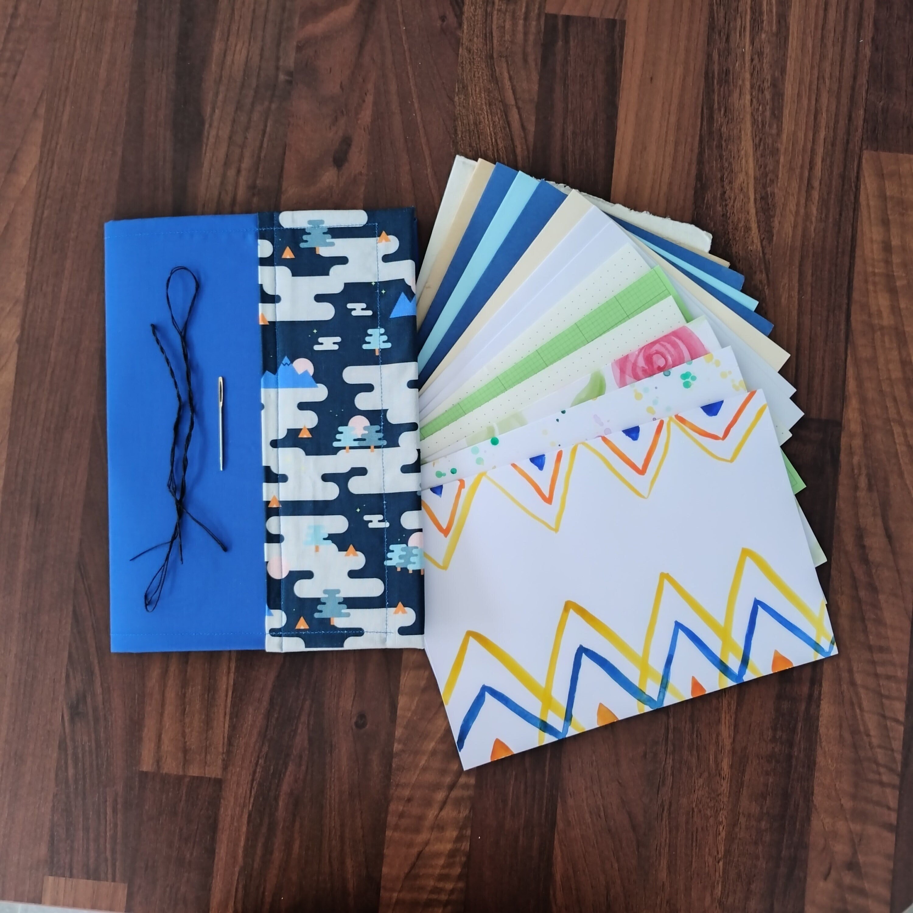 Create Your Own Journal Kit Camping Design - Etsy