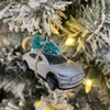 Hummer EV Orange Carrying Christmas Tree Christmas Ornament Hot Wheel ...