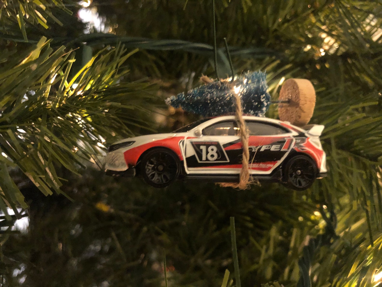 Honda Civic Type-r Christmas Tree Christmas Ornament Hot Wheel Car ...