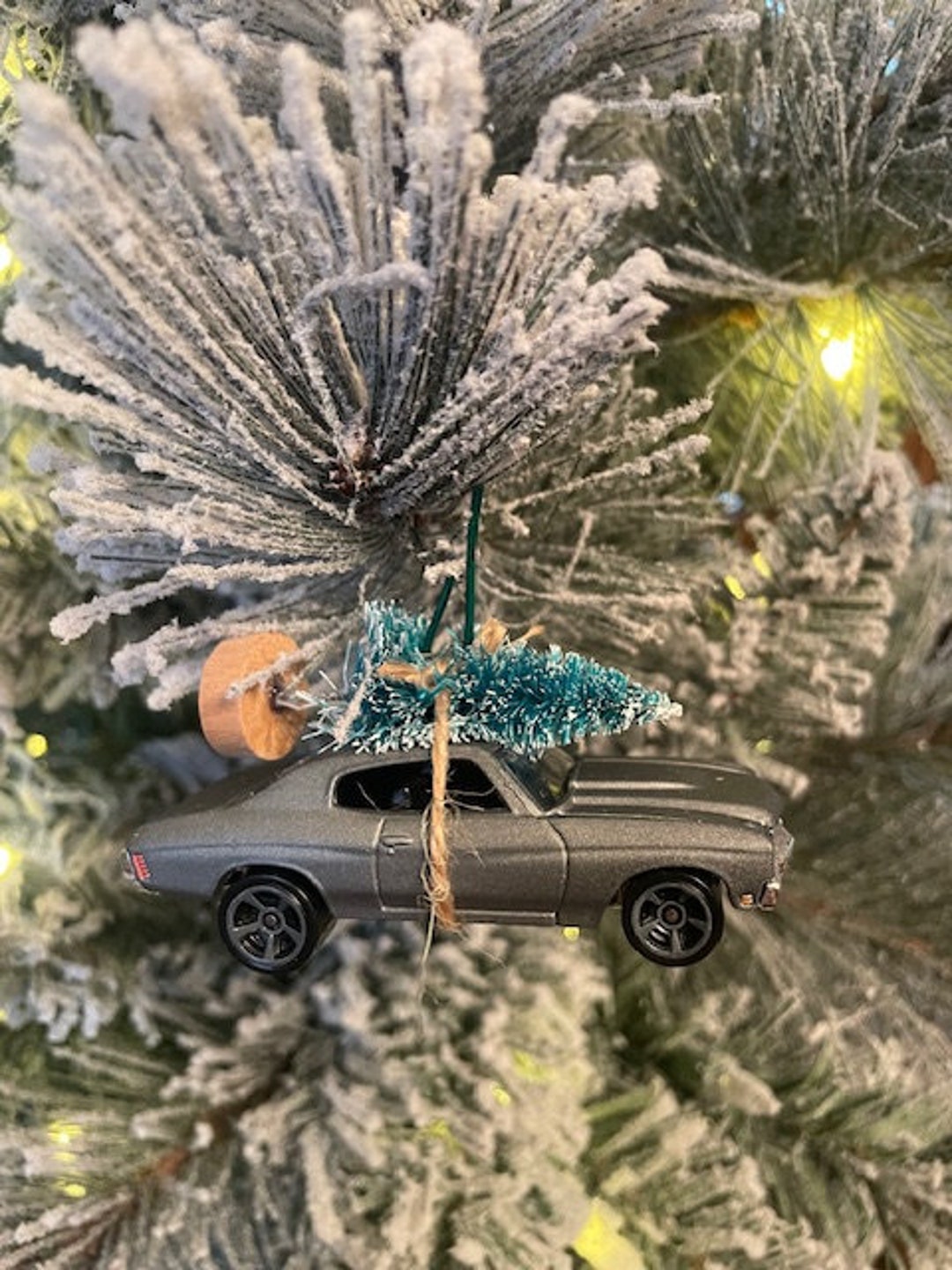 70 Chevelle SS Grey Fast and Furious Carrying Christmas Tree Christmas ...