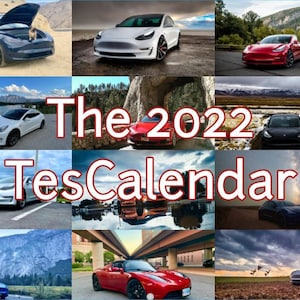 2022 Tescalendar | Tesla Calendar | Model 3 | Model Y | S | X ...