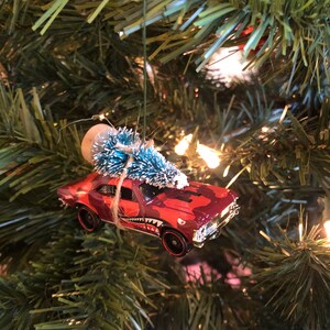 Chevy Nova SS ‘68 Red Carrying Christmas Tree Christmas Ornament Hot ...