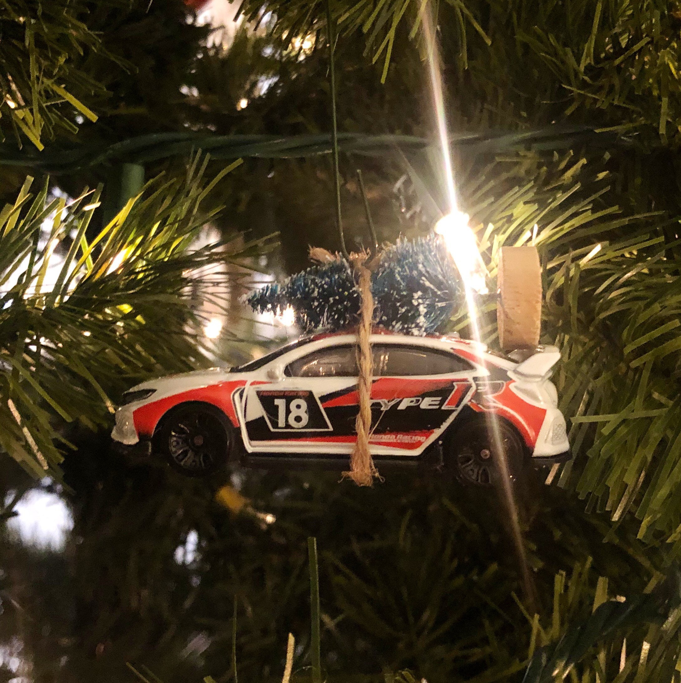 Honda Civic Type-r Christmas Tree Christmas Ornament Hot Wheel Car ...