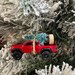 Toyota Tacoma Red Carrying Christmas Tree Christmas Ornament Hot Wheel ...