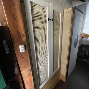 Webbed Cane Custom Door | Woven Open Mesh Webbing Caning | Gift for Mom ...
