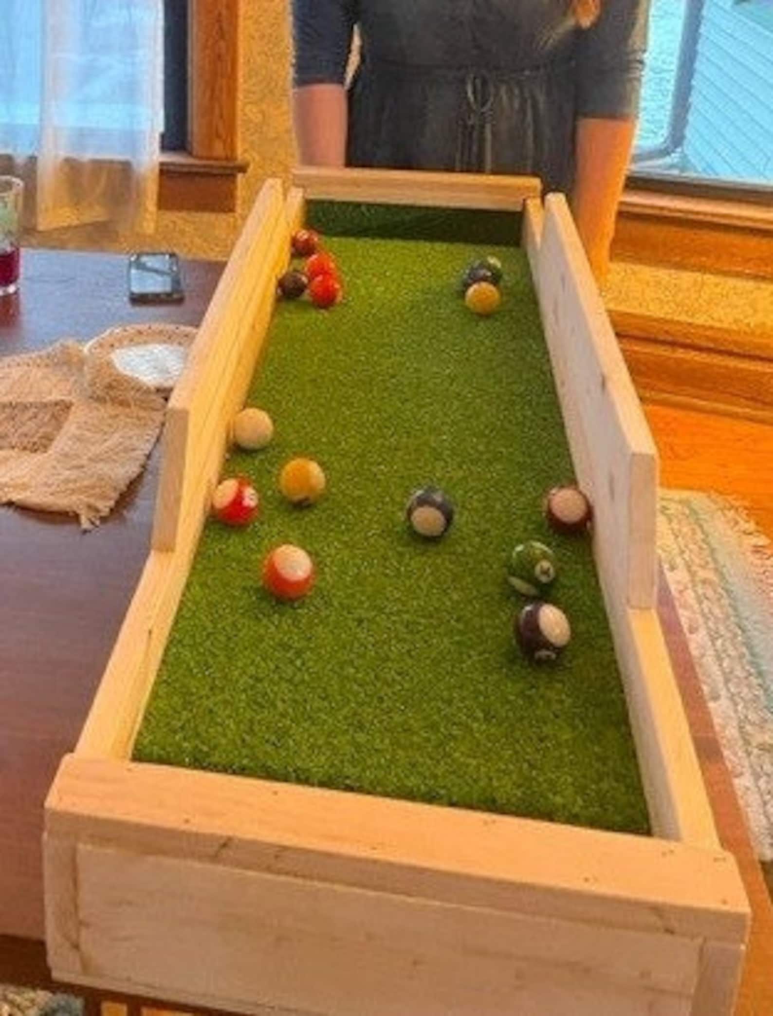 Carpetball, 4', 6', or 8' (with a Twist) Ball Roll / Billiard Balls ...