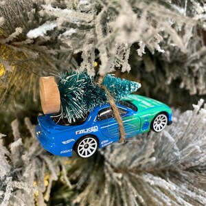 Mazda RX-7 Miata Carrying Christmas Tree Christmas Ornament - Etsy