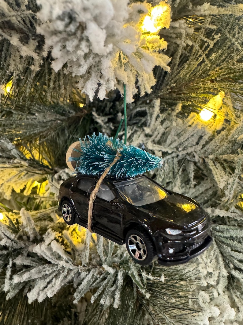 Honda Civic Hatch Black Christmas Tree Christmas Ornament Hot Wheel Car ...