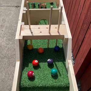 Carpetball, 4', 6', or 8' (with a Twist) Ball Roll / Billiard Balls ...
