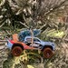 Toyota Tacoma Blue Carrying Christmas Tree Christmas Ornament Hot Wheel ...