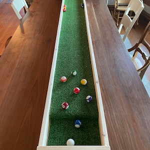 Carpetball, 4', 6', or 8' (with a Twist) Ball Roll / Billiard Balls ...