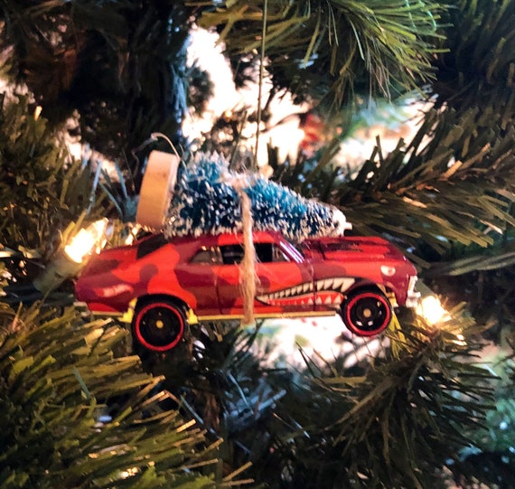 Chevy Nova SS 68 Red Carrying Christmas Tree Christmas | Etsy
