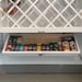 Spice Organization custom Made Tray Fold Down Spice Cupboard Wood Spice ...