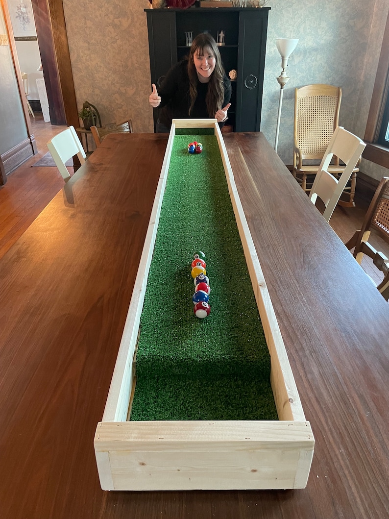 Carpetball, 4', 6', or 8' (with a Twist) Ball Roll / Billiard Balls ...