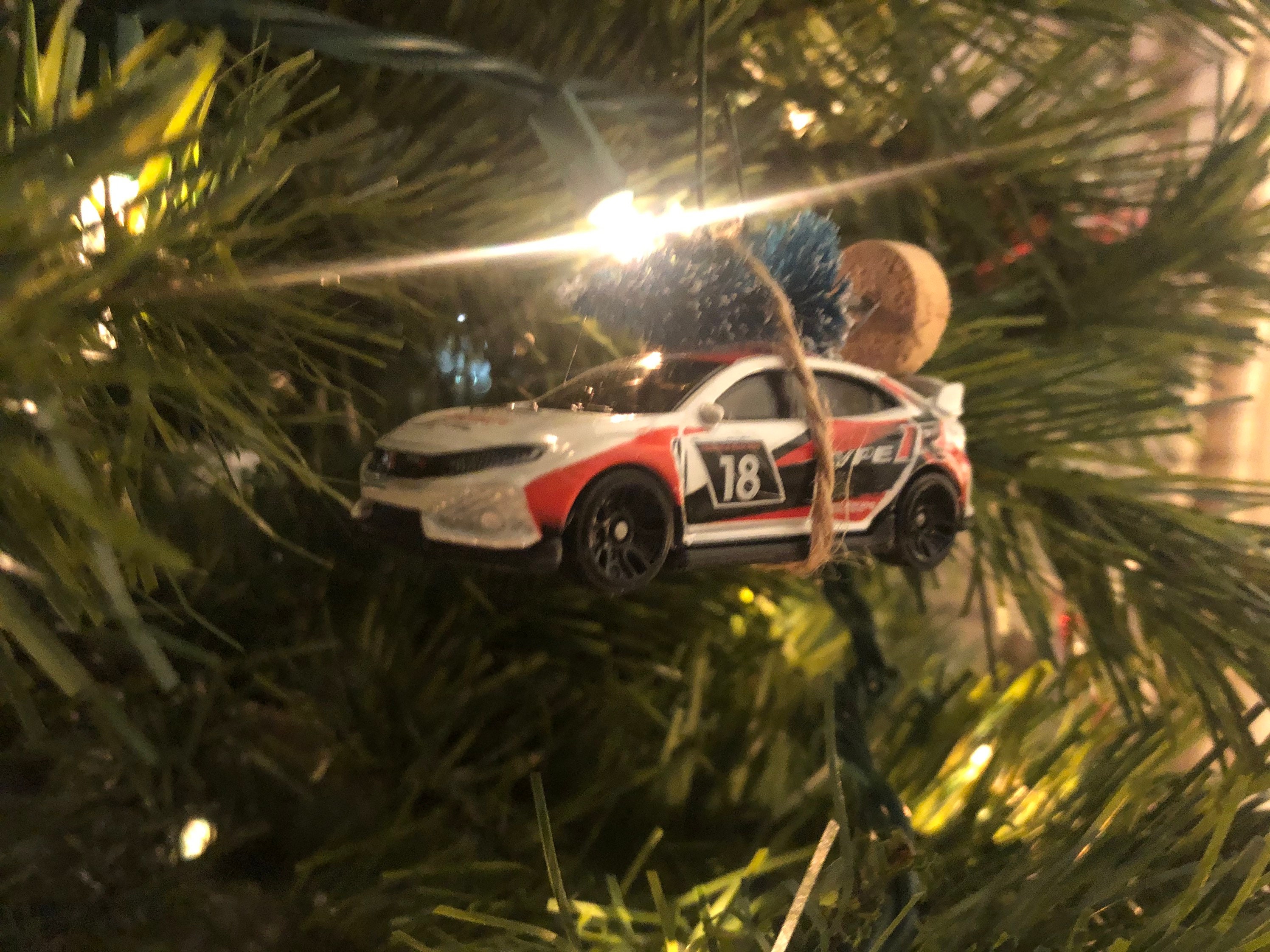 Honda Civic Type-r Christmas Tree Christmas Ornament Hot Wheel Car ...