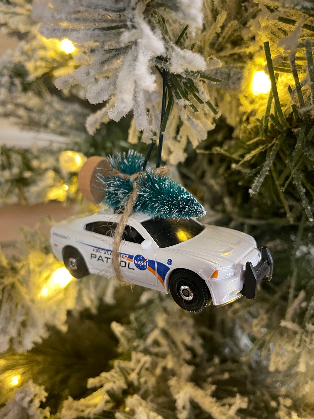 NASA Police Security Patrol Interceptor Carrying Christmas Tree ...