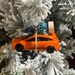 Toyota Tacoma Red Carrying Christmas Tree Christmas Ornament Hot Wheel ...