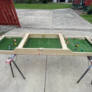 Large Carpetball and Shuffleboard 8' Long, 2’ Wide (with a Twist) Ball ...