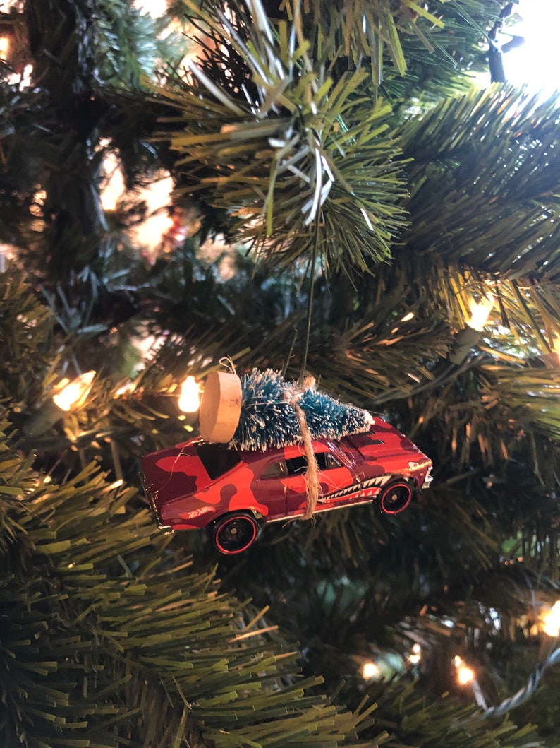 Chevy Nova SS ‘68 Red Carrying Christmas Tree Christmas Ornament Hot ...