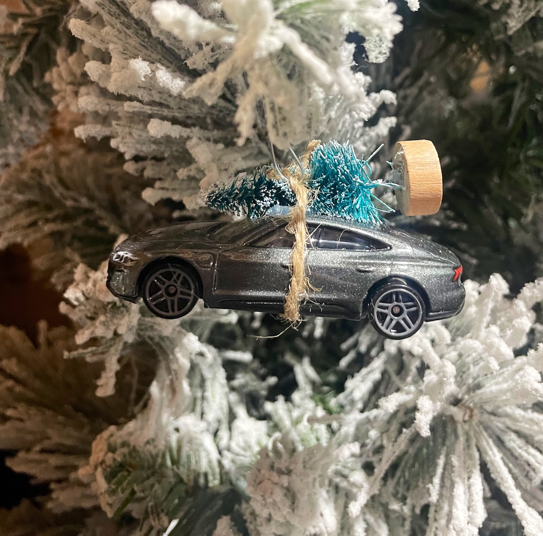 Audi Etron GT Grey Carrying Christmas Tree Christmas Ornament Hot Wheel ...
