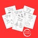 Christmas Alphabet Coloring Pages: Festive ABC Printable (PDF) - Etsy