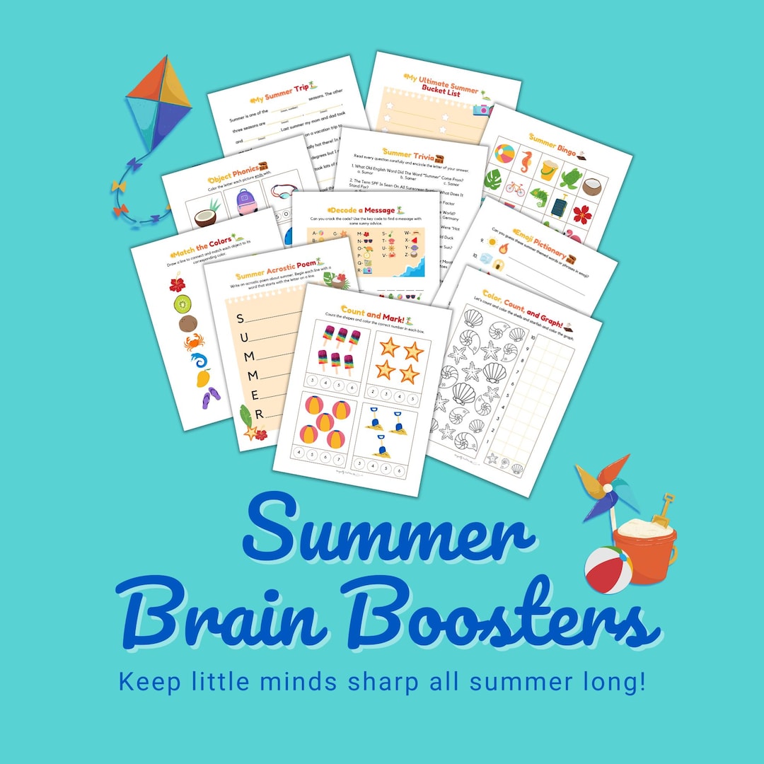 Summer Brain Booster for Kids | Fun & Educational Activities ...