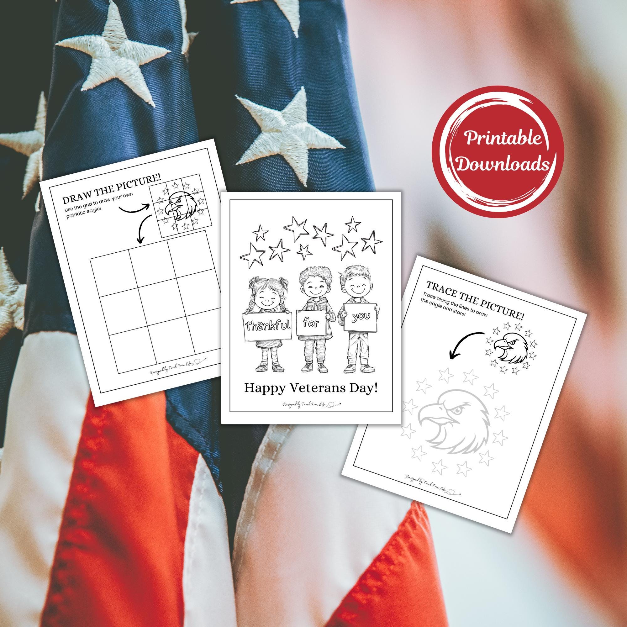 Veterans Day Activity Bundle for Kids: Educational Games (PDF) - Etsy