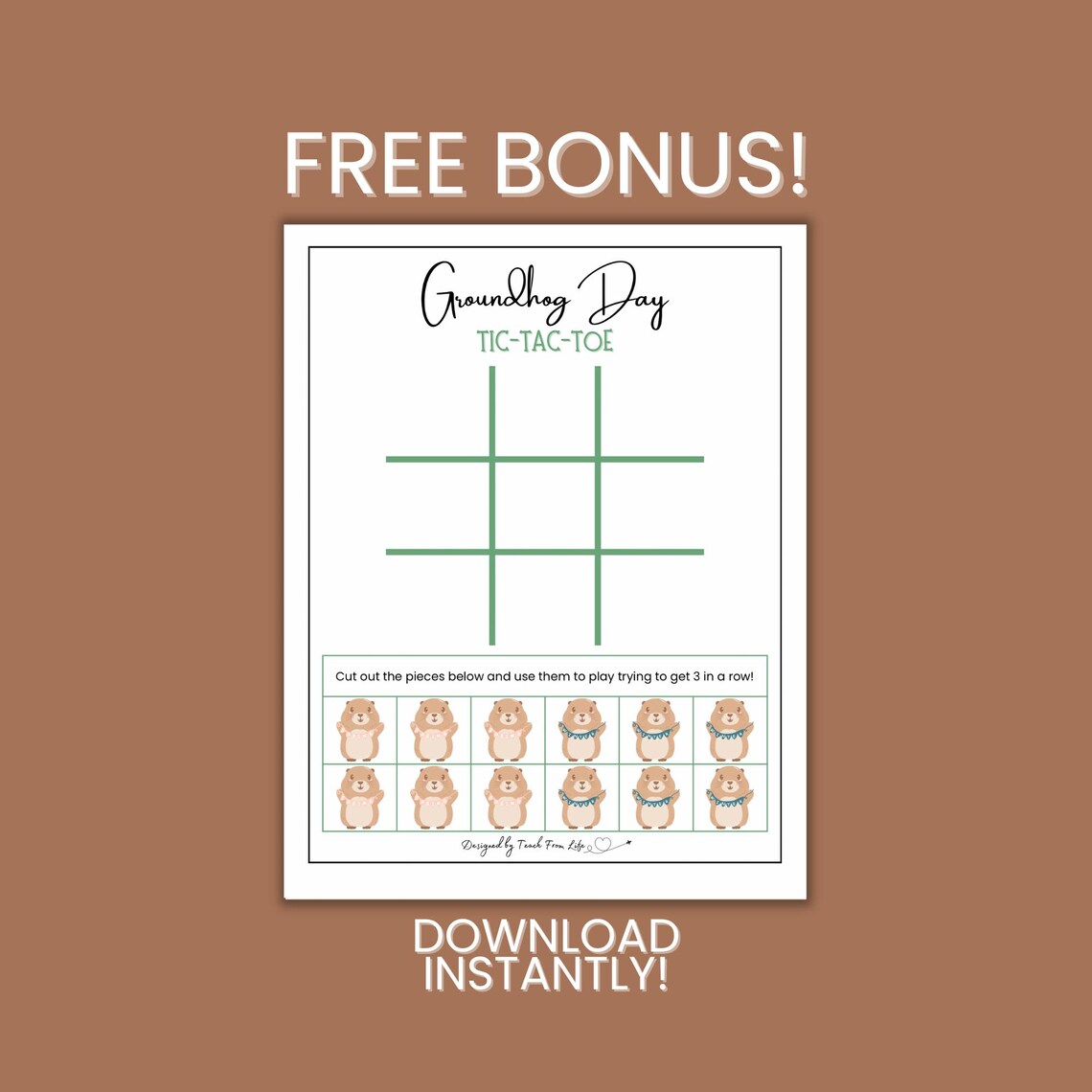 Groundhog Day Scavenger Hunt | Printable Game for Kids & Families | Fun ...