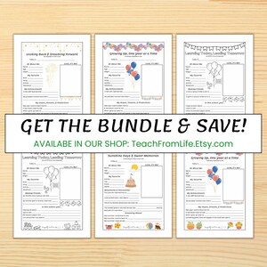 All About Me School Year Printable: Back to School Time Capsule (PDF ...