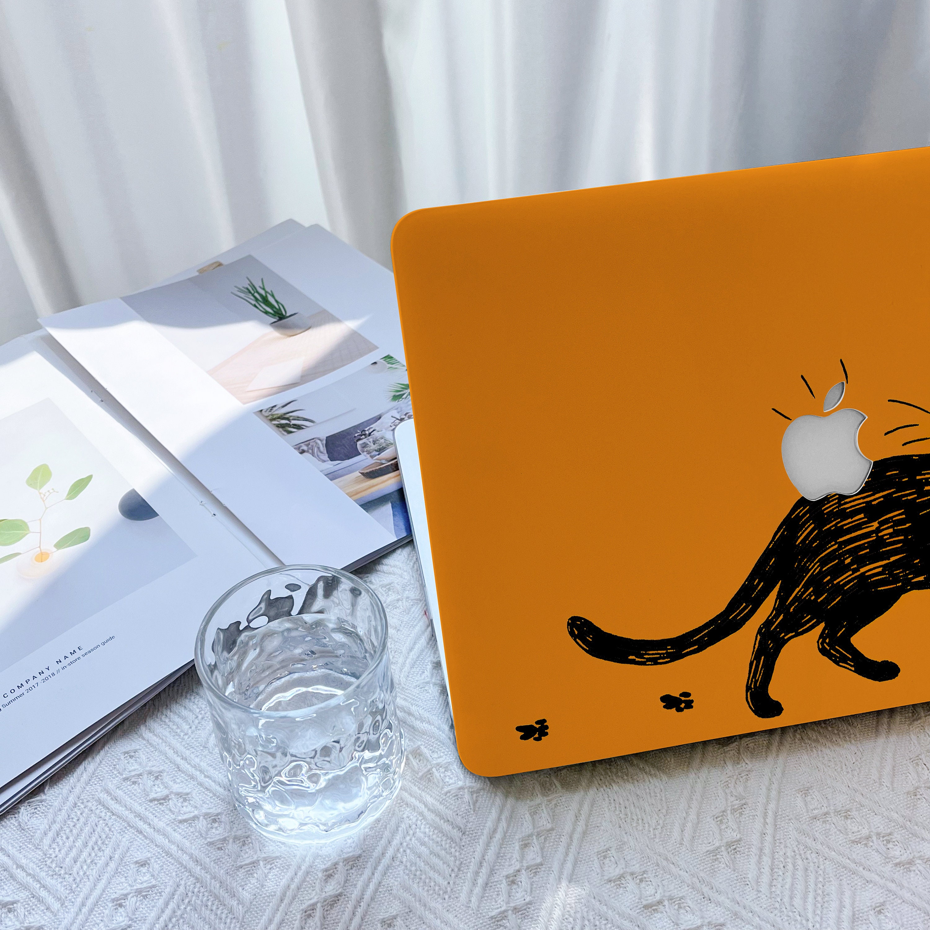 A black Cat MacBook Laptop Skins sold by Doras Creative | SKU 4536261 ...