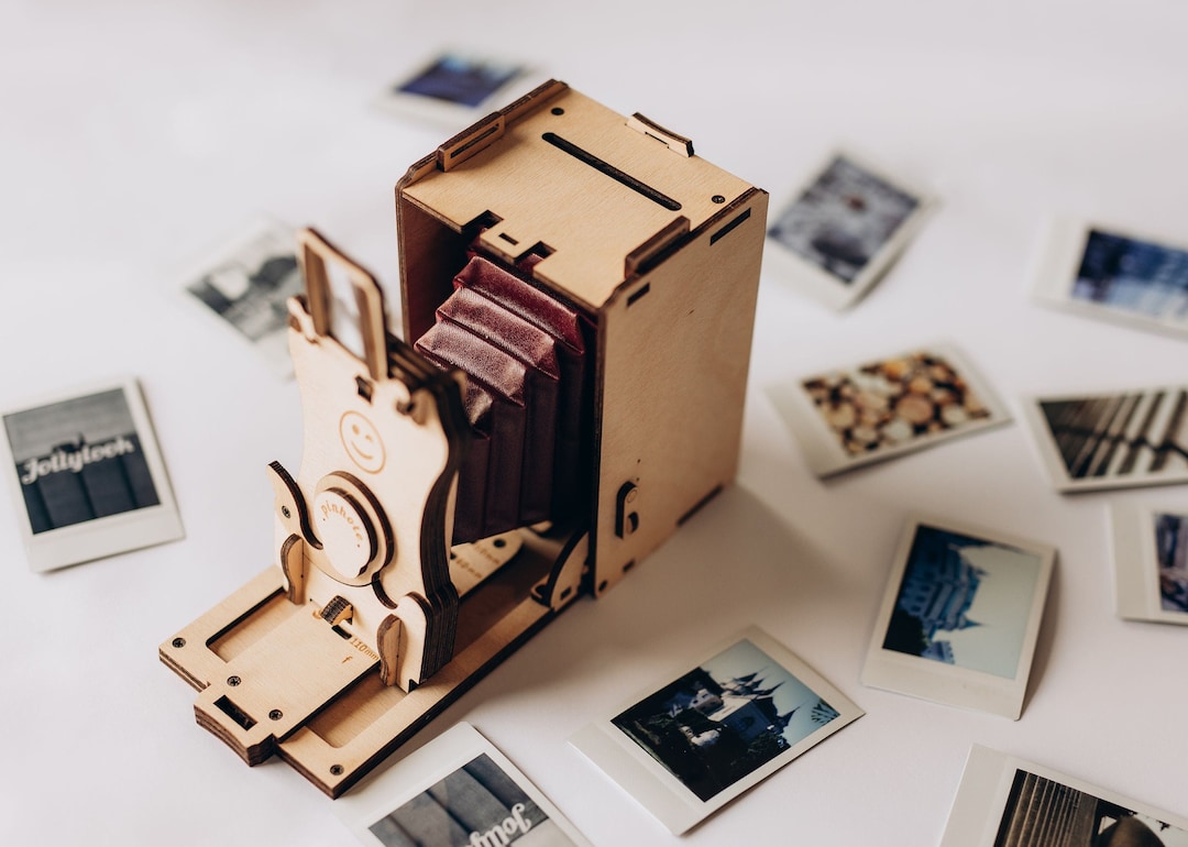 DIY Pinhole Instant Film Camera Kit - Vintage-inspired Wooden Craft for ...
