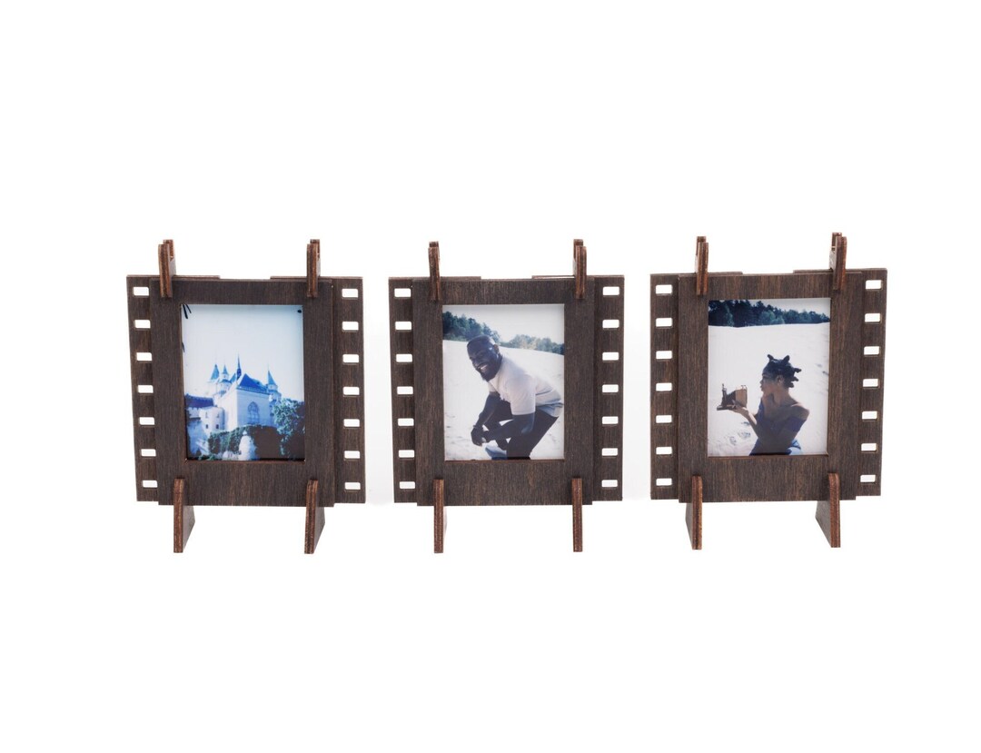Photo Collage Plywood Frame, for Instax Mini Film, Set of 3, Plywood ...