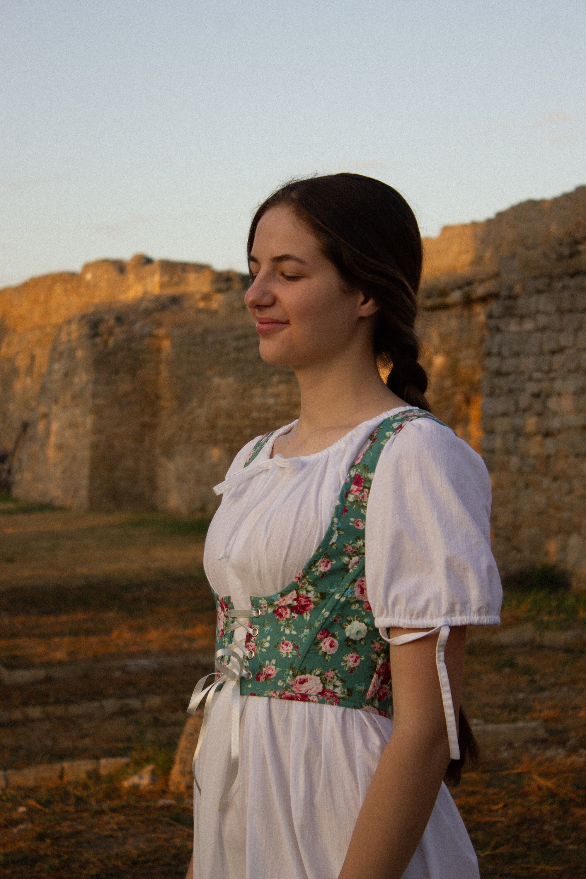 Corset Top Renaissance Fair, Teal Corset, Medieval Corset Renaissance ...