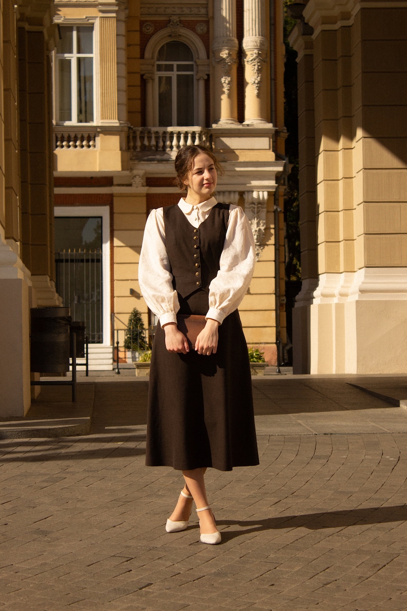 Women Prom Suit, Womens 2 Piece Suit Set, Antique Waistcoat, Women Vest ...