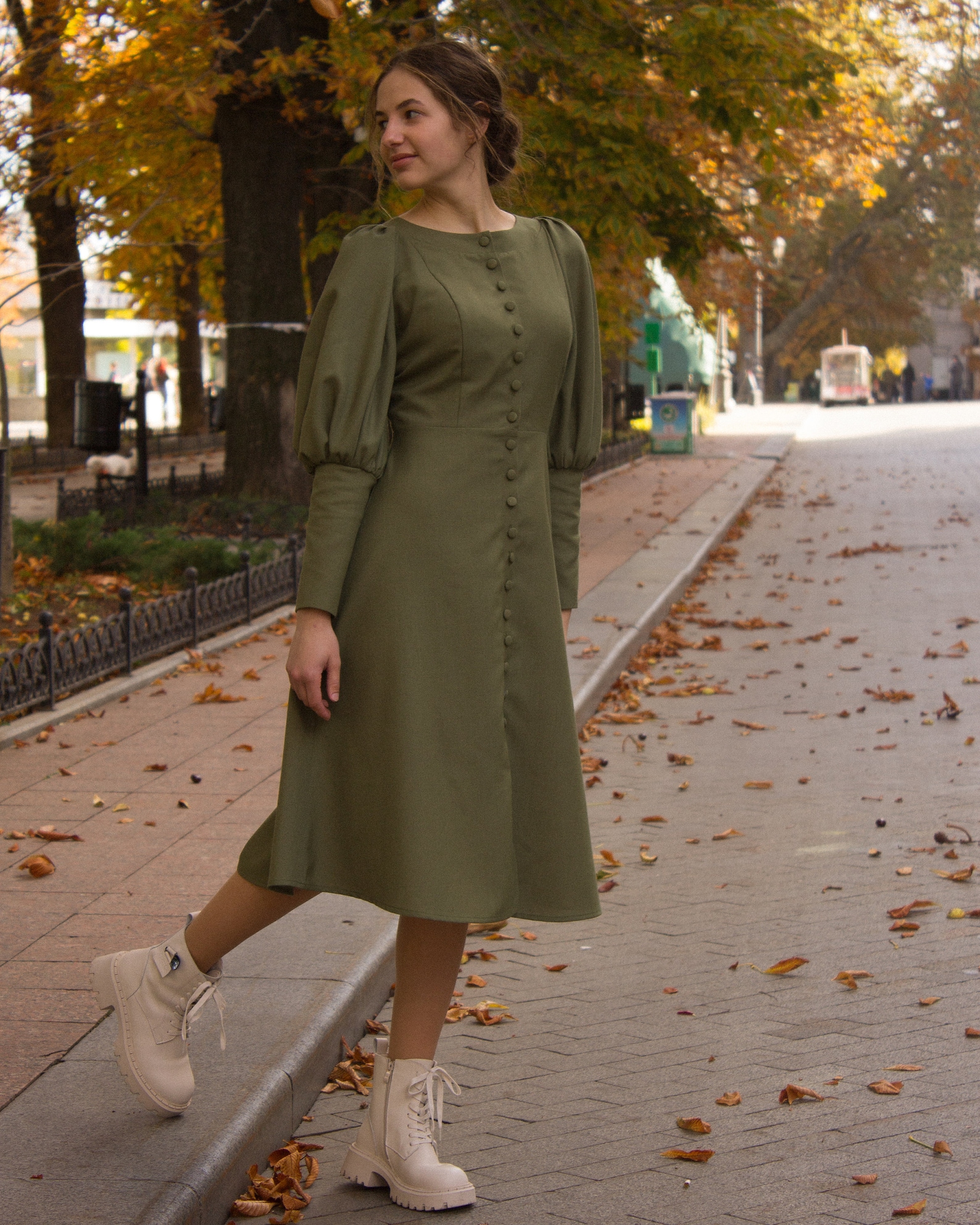 Bridgerton Dress, Cottagecore Dress, Green Fairy Dress, Medieval Dress ...
