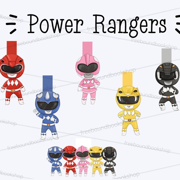 Power Rangers Book - Etsy