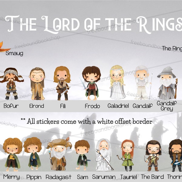 Lord of the Ring Stickers - Etsy