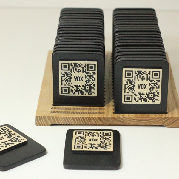 Wooden Block Qr Code - Etsy