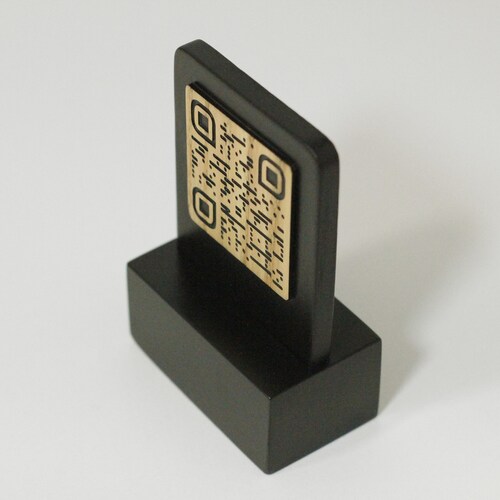 Metal QR Codes-business Logo Restaurants Menu QR Code - Etsy