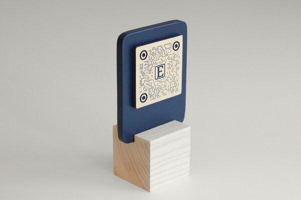 Wooden Engraved QR Code - Etsy UK