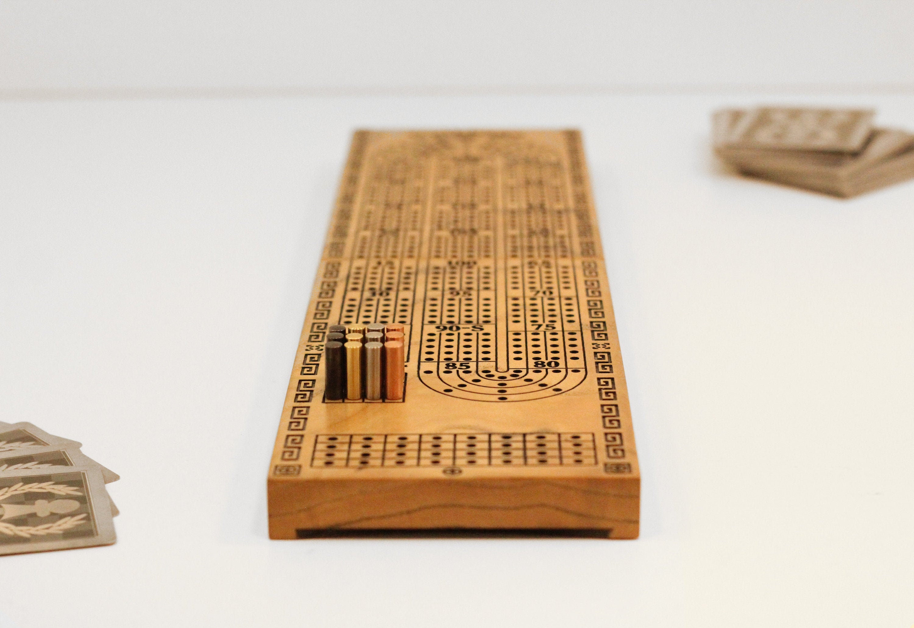 cribbage-board-4-player-cribbage-strategy-game-wooden-etsy