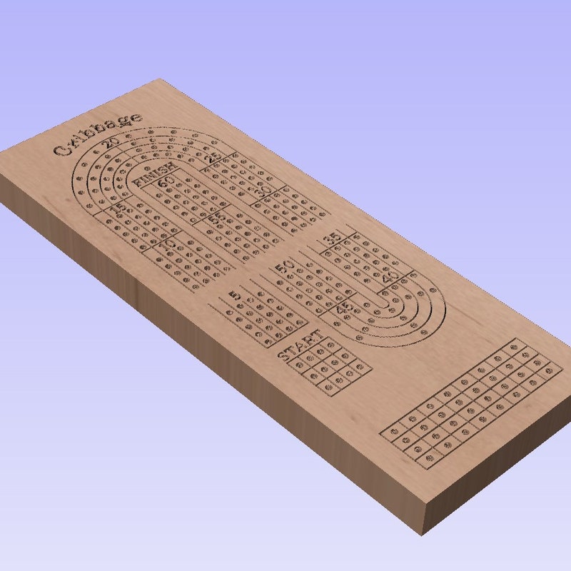 Cribbage Board Pattern - Etsy