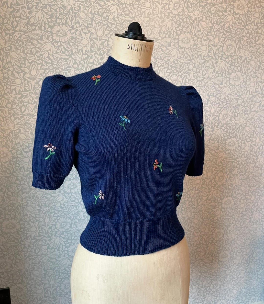 Handmade 1940s Sweater - Etsy
